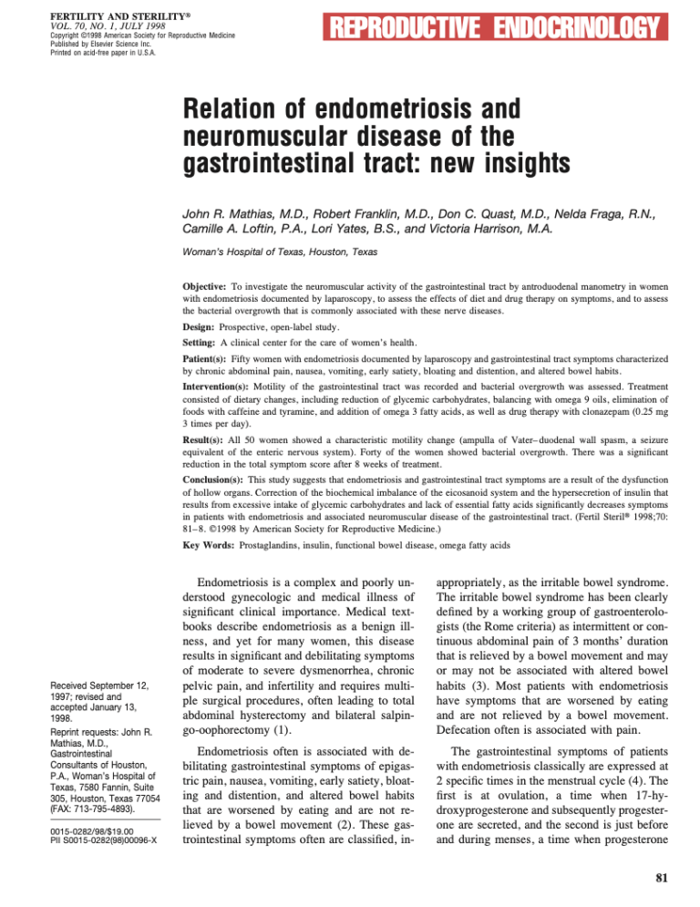 Same Day Non Surgical Endometriosis Testing | EndoSure